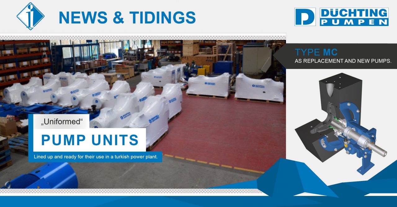 NEWS: "Uniformed" Pump Units - Düchting Pumpen