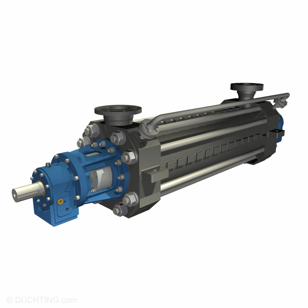 Type HPE – Düchting Pumpen – Multi stage centrifugal pump in ring ...