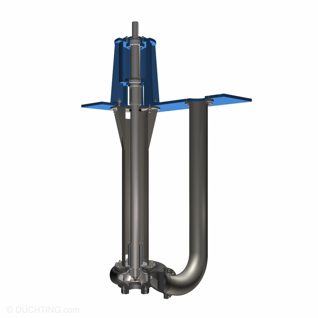 Type WRV – Düchting Pumpen – Vertical single stage centrifugal pump.